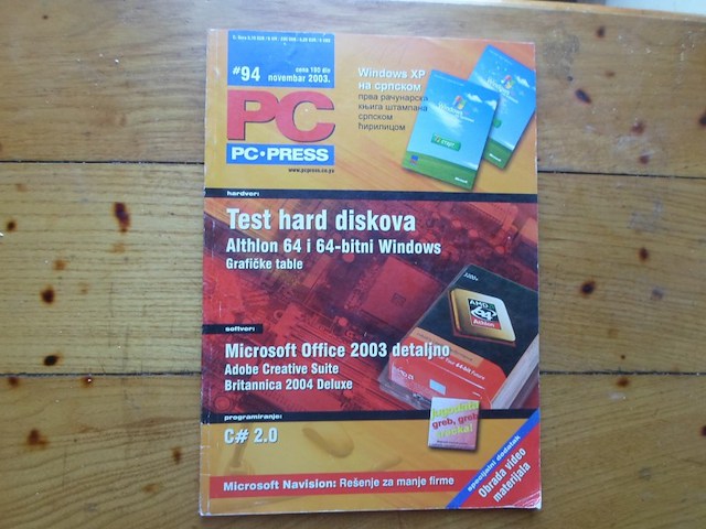 PC PRESS 94 NOVEMBAR 2003