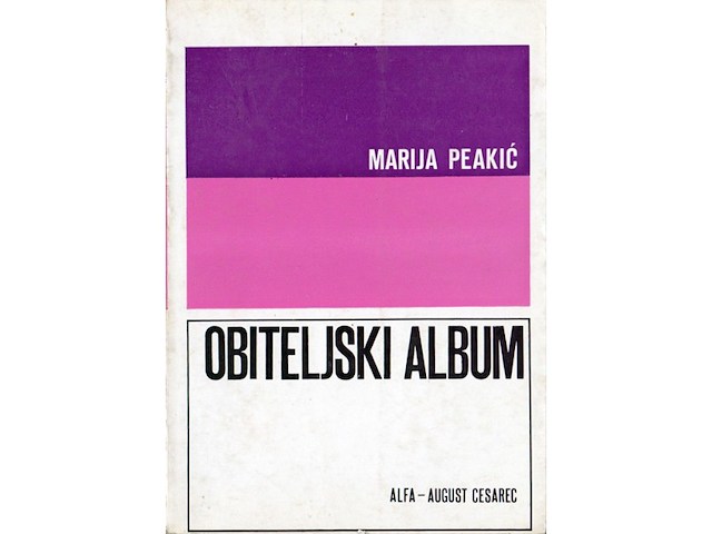 Obiteljski Album - Marija Peakić