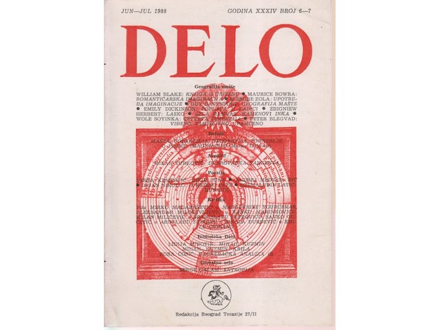 Delo 6-7 / 1988 - GEOGRAFIJA MAŠTE