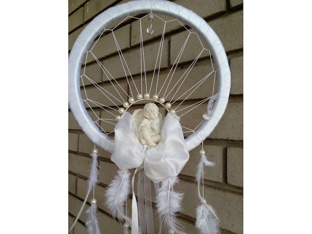 Andjeoski beo hvatac snova - angel dream catcher