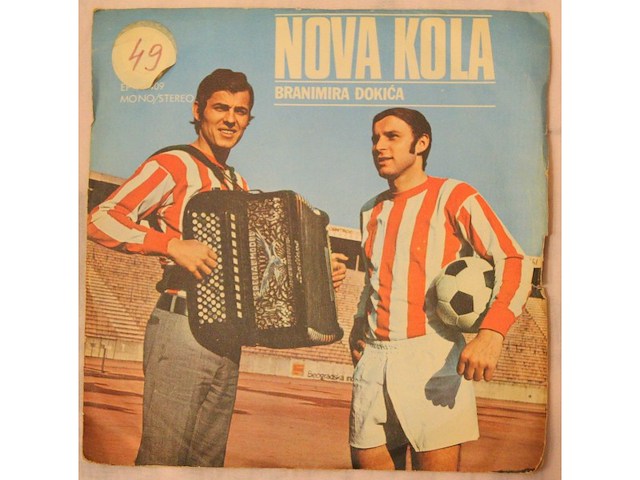 LP PLOČA CRVENA ZVEZDA,NOVA KOLA B.DOKIĆA-retko.