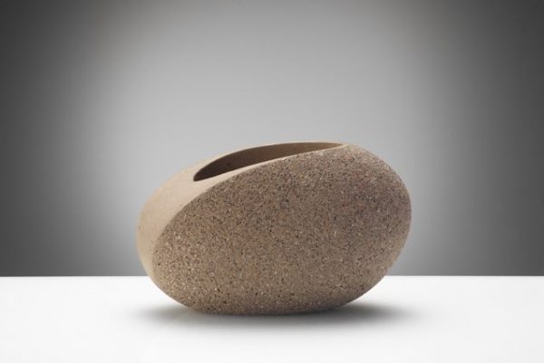 Kamena zidna saksija sa magnetom Mini AFRODITA – Braon – 00514