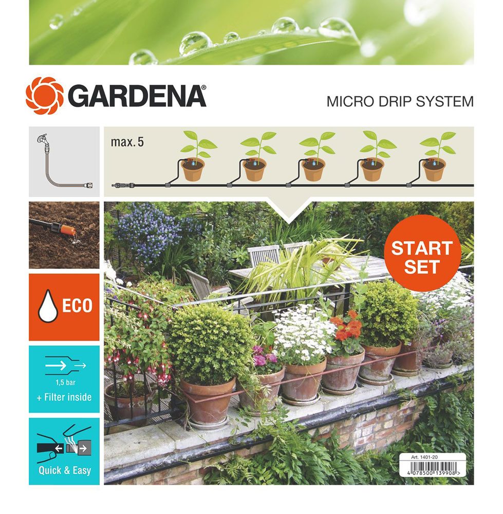 Kap po kap Start set za saksije GA 13000-32 – GARDENA