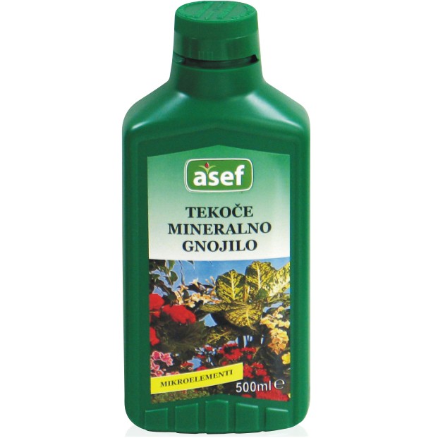 Asef tekuće mineralno djubrivo za balkonske biljke 500ml SC 806