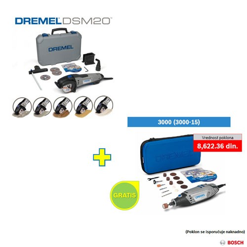 Dremel sekač DSM 20 + poklon