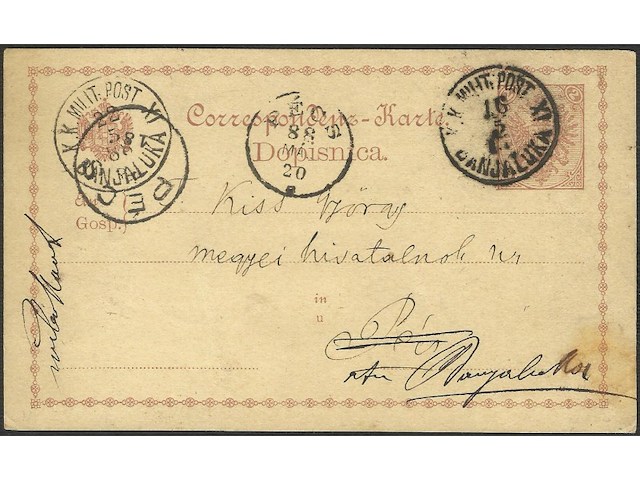 bosna banja luka dopisnica kk 1888