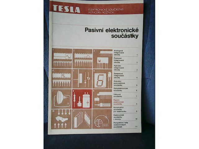 TESLA  ČEŠKI KATALOG EL.TEH PROIZVODA