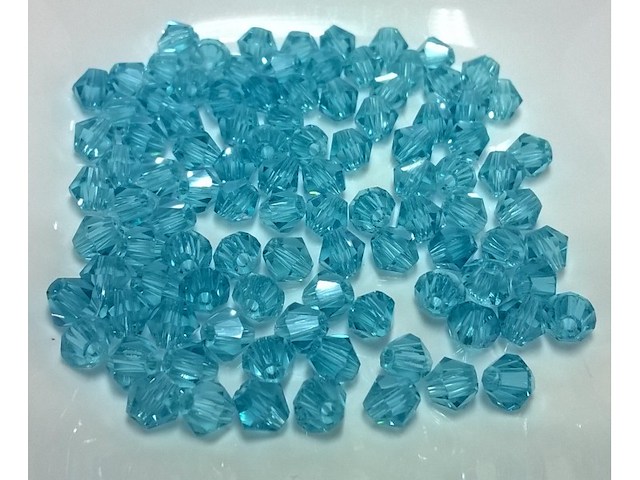 (A361) Kristali Bicone Svetlo Plava 4mm