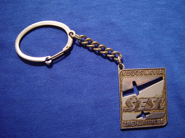 ! privezak za ključeve, ŠESL Zrenjanin 1988, KRŠ