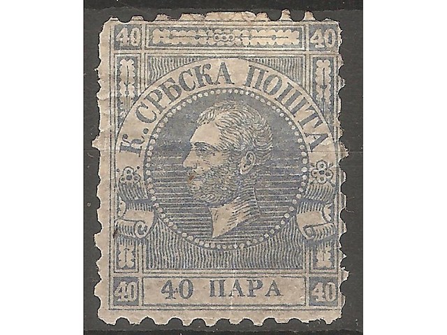 1866 - Knez Mihajlo 40.para pelir MH