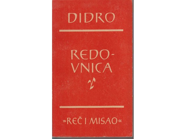 DIDRO/ REDOVNICA - odličnO