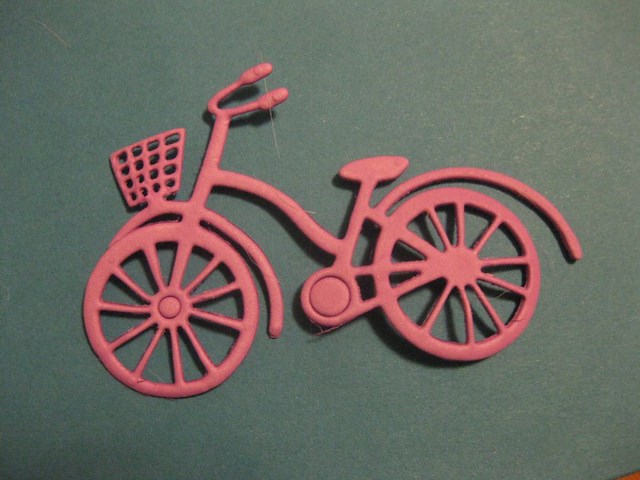 Bicikl od pene  8.3cmx5.8cm