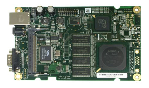 ALIX.3C1 System board - 1 x UTP 10/100Mb/s, 2 x miniPCI - AMD Geode LX700 na 433MHz, SDRAM 128MB, CF slot