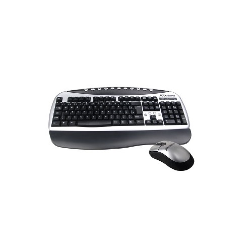 Tastatura bežična multimedijalna + miš bežični (3 tastera)