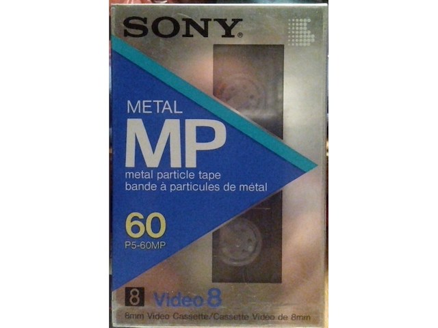 SONY VIDEO 8 60 min. METAL KASETA