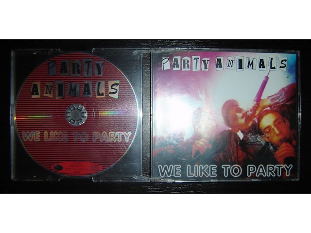 PARTY ANIMALS - We Like To Party (CD maxi) Holland