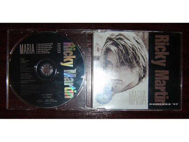 RICKY MARTIN - Maria (Remixes 97)(CD maxi) Made Germany