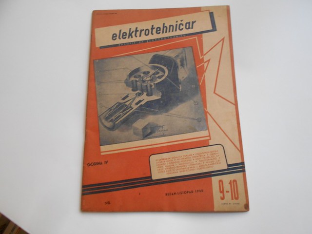 Elektrotehničar, časopis  9-10/1950.