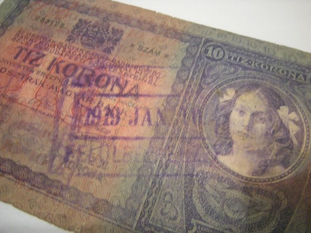10 kruna ( pečat JAN.1919 god.)