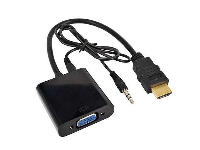 HDMI na VGA adapter + audio