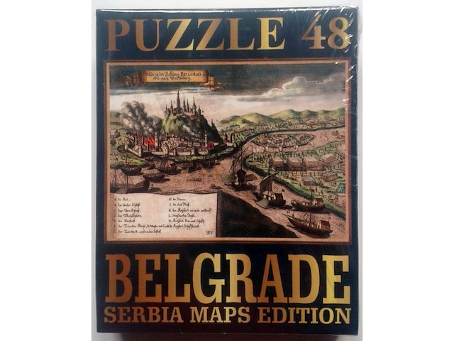 PUZZLE (48), BELGRADE - SERBIA MAPS EDITION