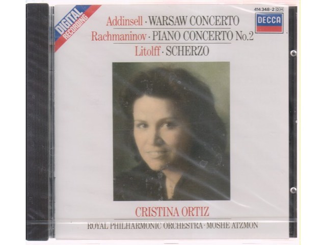 cd / CRISTINA ORTIZ - Addinsell - Rachmanibov - Litolff