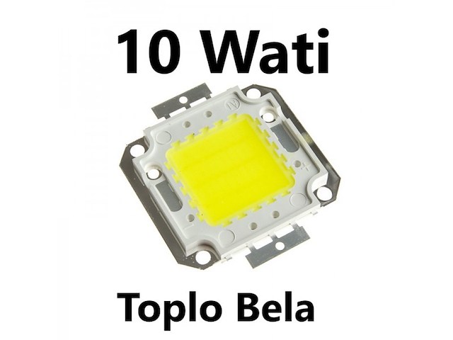 Led dioda 10w za led reflektore 9-12v Toplo bela