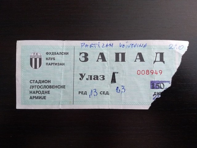 FUDBAL: PARTIZAN - VOJVODINA 28.03.1984