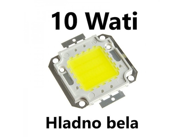 Led dioda 10w za led reflektore 9-12v Hladno bela