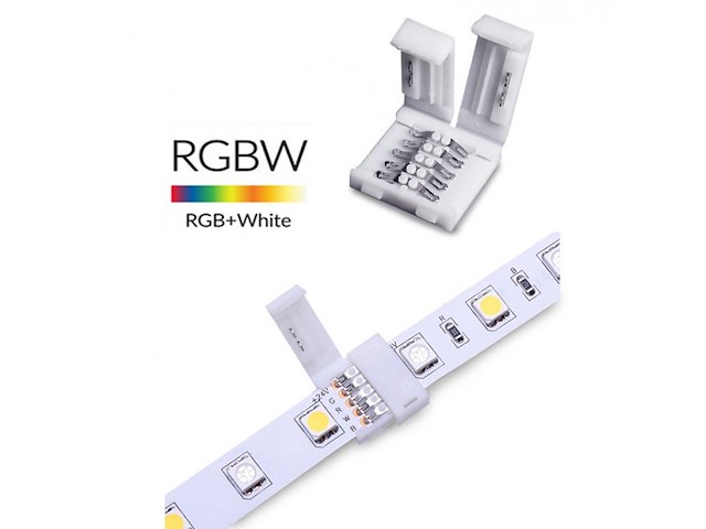 5Pin Plasticni Konektor za RGBW led traku - 12mm