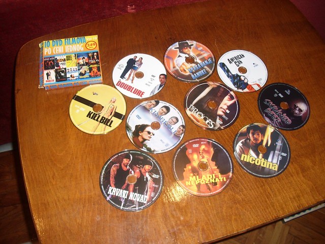 10 DVD filmova