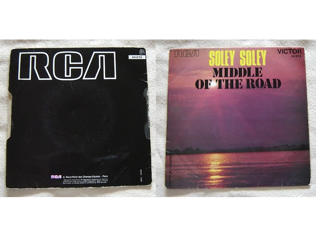MIDDLE OF THE ROAD - Soley Soley (singl) Made in France