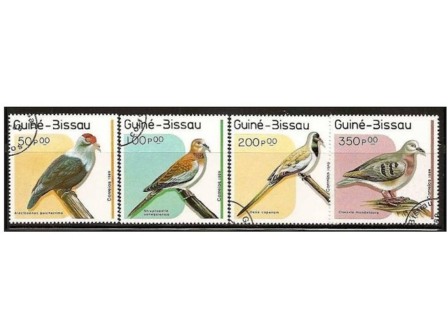 Gvineja Bisao 1989 Fauna - Ptice, poništeno (o)