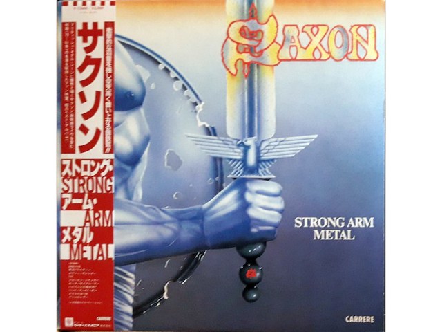 LP: SAXON - STRONG ARM METAL (JAPAN PRESS)