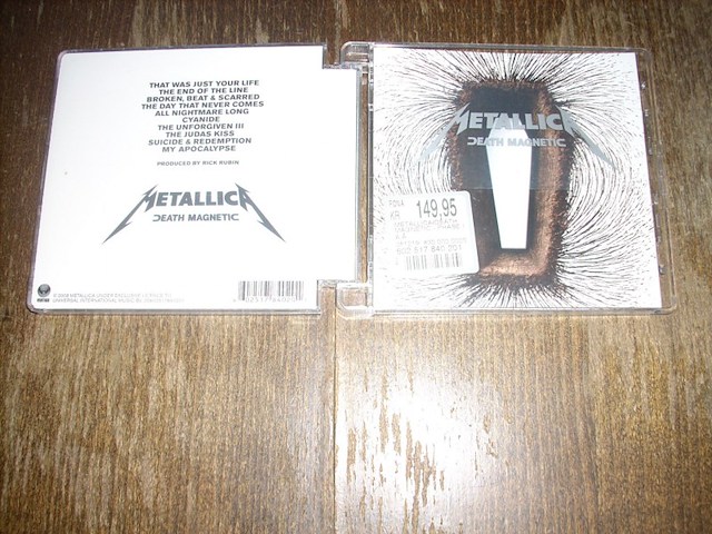 Metallica - Death Magnetic CD Vertigo 2008. Super Jewel