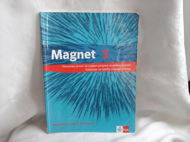 Magnet 3 nemački jezik za sedmi razred udžbenik KLETT