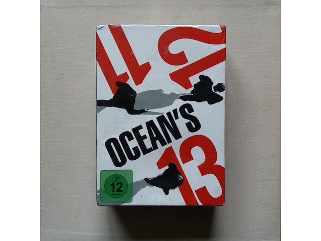 Ocean`s 11,12,13 - DVD BOX Set (NOVO)