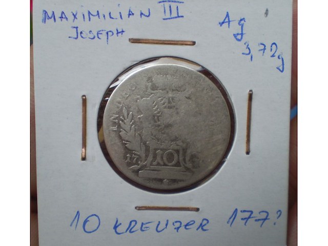 10 Kreuzer 1776 Maximilian III. Joseph