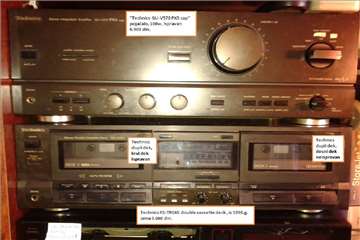 Prodajem Technics RS-TR165 double cassette deck