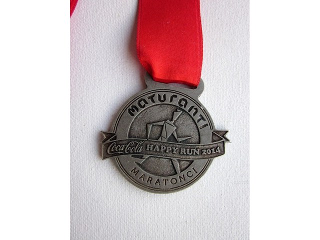 CocaCola Happy Run 2014 medalja