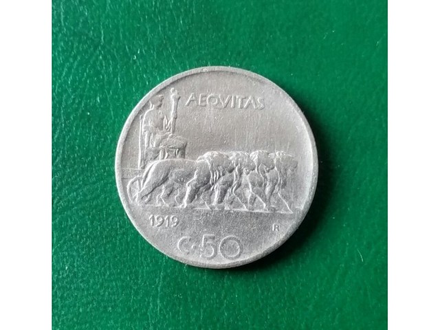 Italy 50 CENTESIMI 1919