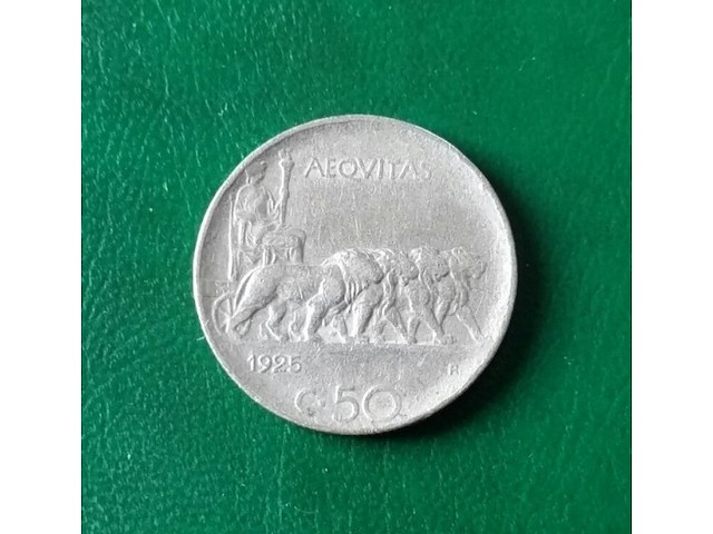 Italy 50 CENTESIMI 1925