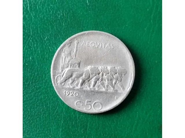 Italy 50 CENTESIMI 1920