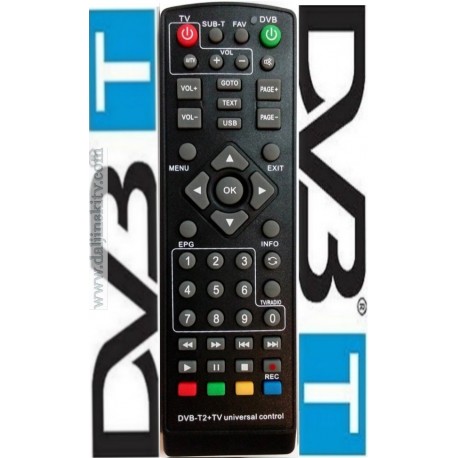 Univerzalni daljinski za Set Top Box DVB-t2