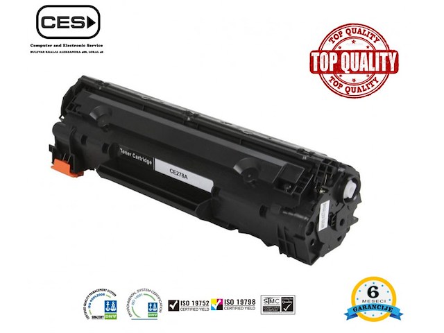 Toner za HP Laserjet P1566, P1606 (CE278A / 78A),  NOVO