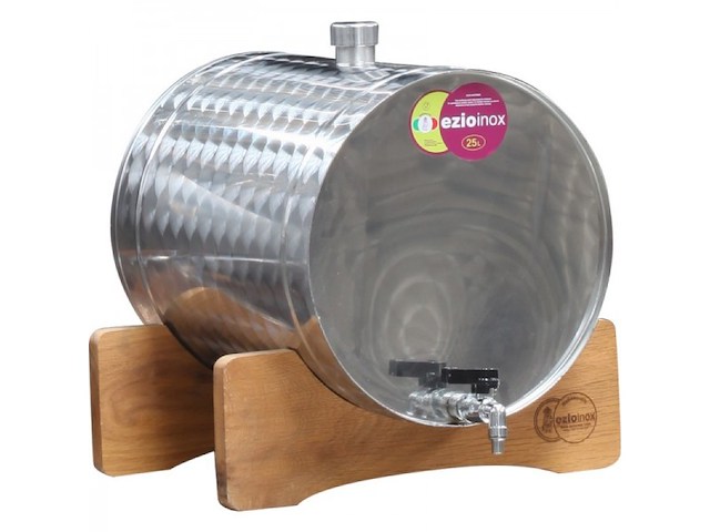 Bure za rakiju INOX ležeće 25L Ezio Inox