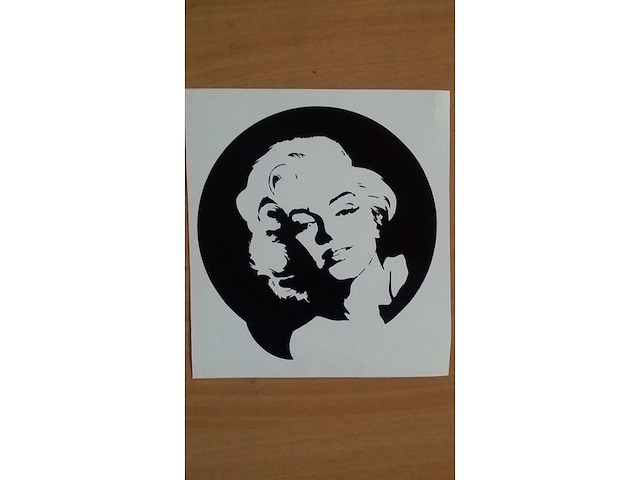 Marilyn Monroe PVC NALEPNICA 52x55 cm