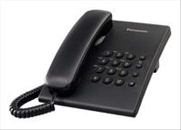 Panasonic telefon kx-ts500, beli i crni, novo