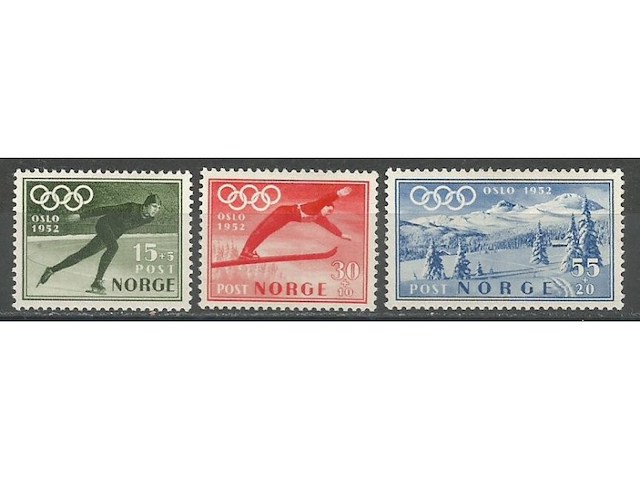 Norveška,ZOI-Oslo `52 1952.,čisto