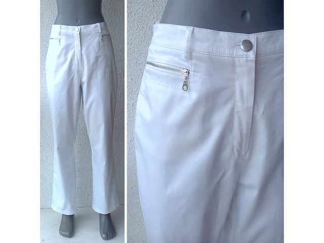 pantalone bele pamučne br M ili L ALESSA W